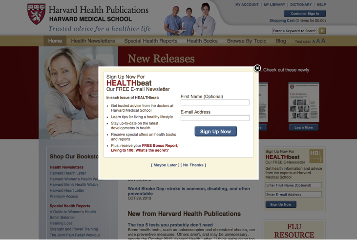 Harvard Health Masters Multiplatform Publishing - Mequoda Daily
