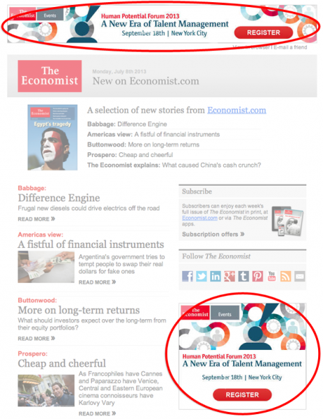 The Economist Turns Email Clicks into Digital Subscriptions - Mequoda Daily