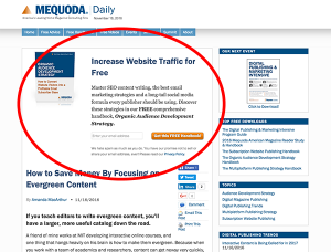 The Anatomy of an OFIE: How Smart Publishers Collect Emails - Mequoda Daily